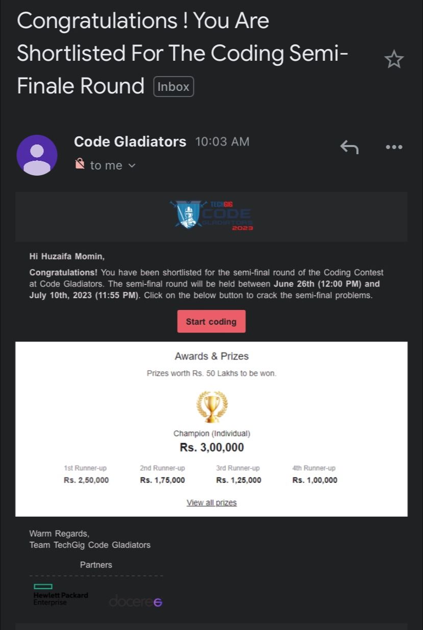 Huzaifa Momin on LinkedIn: #techgig #code #problemsolver | 23 comments Huzaifa Momin on LinkedIn: #techgig #code #problemsolver | 23 comments