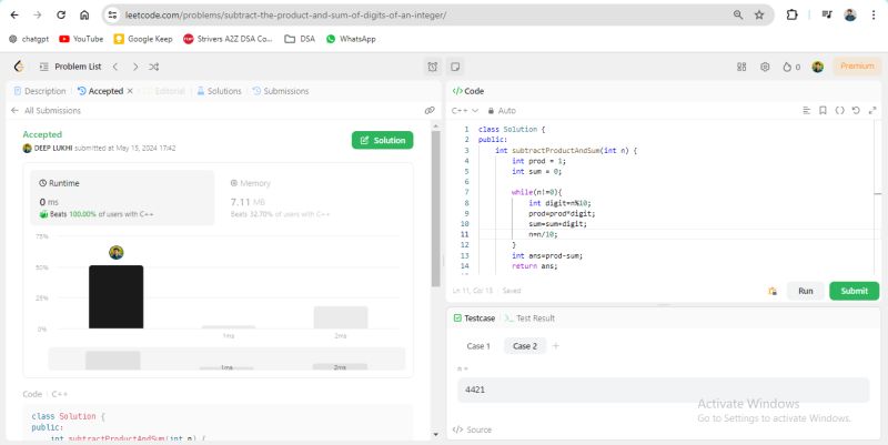 Deep Lukhi on LinkedIn: #leetcode #problemsolving Deep Lukhi on LinkedIn: #leetcode #problemsolving