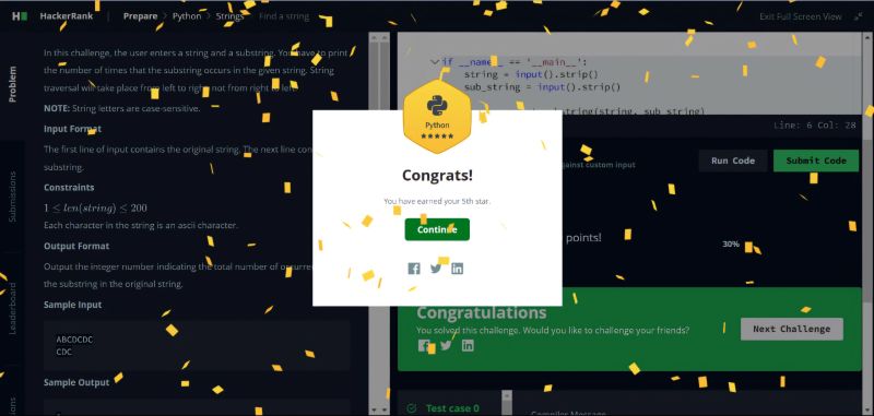 Vighnesh Chorge on LinkedIn: #python #hackerrank #coding #programming # ... Vighnesh Chorge on LinkedIn: #python #hackerrank #coding #programming # ...