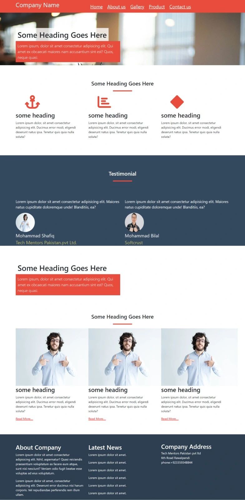 Ahmad Iqbal on LinkedIn: I have designed a template using HTML5, CSS3 ... Ahmad Iqbal on LinkedIn: I have designed a template using HTML5, CSS3 ...