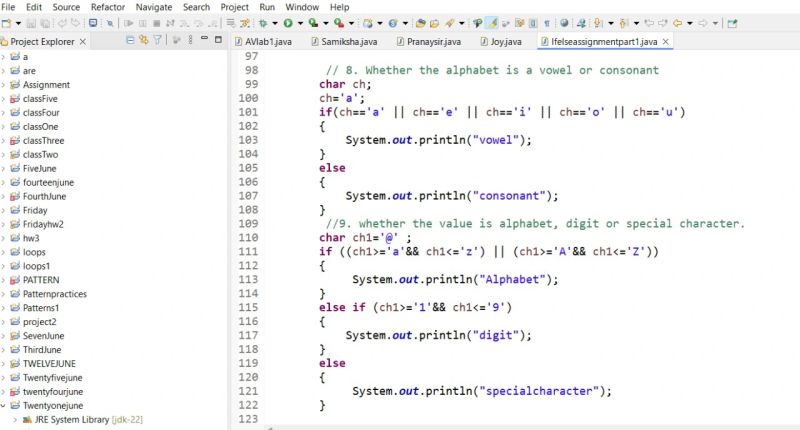 Pratibha Thakur on LinkedIn: #java #programming #ifelse #100dayschallenge Pratibha Thakur on LinkedIn: #java #programming #ifelse #100dayschallenge