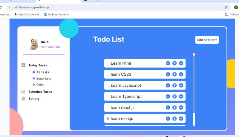 Ammara Ilyas on LinkedIn: #nextjs #todoapp #webdevelopment #reactjs # ... Ammara Ilyas on LinkedIn: #nextjs #todoapp #webdevelopment #reactjs # ...