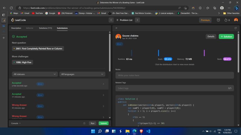 Gourav Chalotra on LinkedIn: #30daysofcodechallenge #leetcode # ... Gourav Chalotra on LinkedIn: #30daysofcodechallenge #leetcode # ...