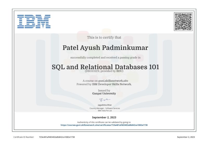 Ayush Patel on LinkedIn: #sql #database101 #dataskills #ibm Ayush Patel on LinkedIn: #sql #database101 #dataskills #ibm