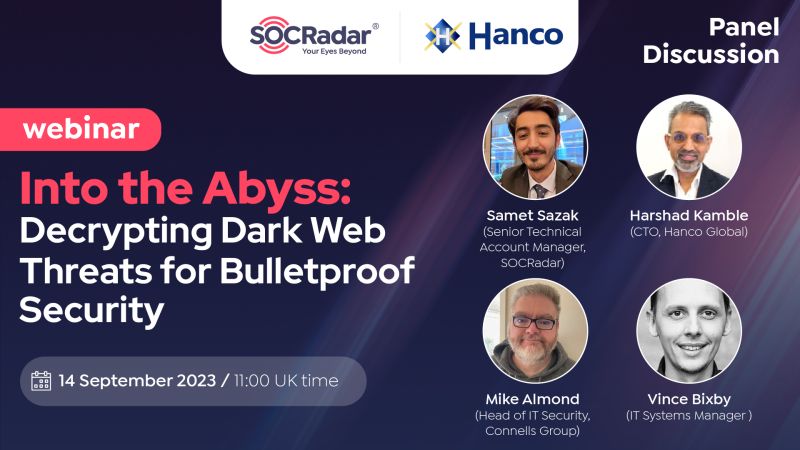 SOCRadar® Extended Threat Intelligence on LinkedIn: #webinar #darkweb # ... SOCRadar® Extended Threat Intelligence on LinkedIn: #webinar #darkweb # ...