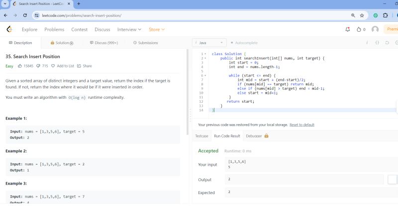 Suriyasri S on LinkedIn: #leetcode #java #codingchallenge #programming ... Suriyasri S on LinkedIn: #leetcode #java #codingchallenge #programming ...