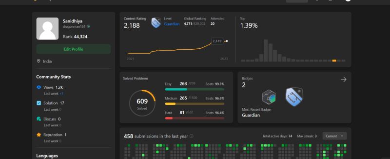 Sanidhiya - on LinkedIn: #leetcode #coding #guardian #algorithms # ... Sanidhiya - on LinkedIn: #leetcode #coding #guardian #algorithms # ...