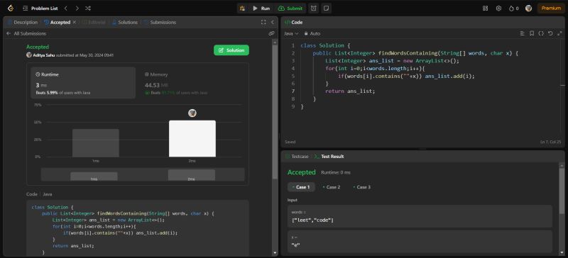 Aditya Sahu on LinkedIn: #codingjourney #problemsolving #leetcode #java ... Aditya Sahu on LinkedIn: #codingjourney #problemsolving #leetcode #java ...