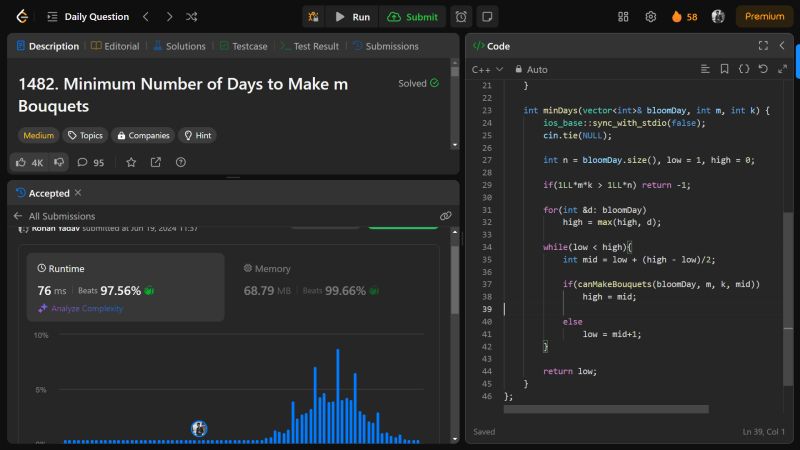 Rohan Yadav on LinkedIn: #leetcode #dsa #cpp #codeeveryday # ... Rohan Yadav on LinkedIn: #leetcode #dsa #cpp #codeeveryday # ...
