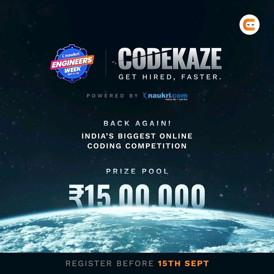 Khushi Shah on LinkedIn: #codekaze #cnambassadors #codingninjas Khushi Shah on LinkedIn: #codekaze #cnambassadors #codingninjas