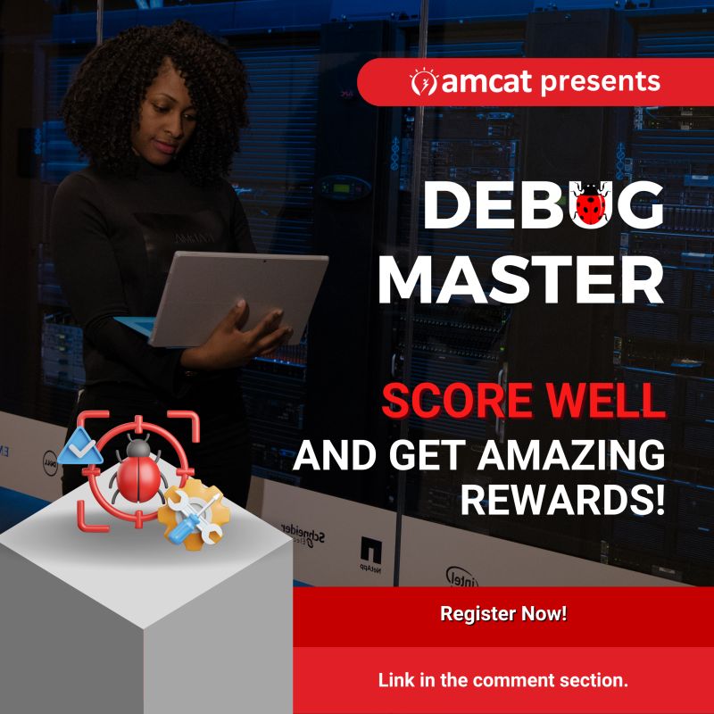 AMCAT | SHL on LinkedIn: #coding #debug #error #debugging #codingchallenge AMCAT | SHL on LinkedIn: #coding #debug #error #debugging #codingchallenge