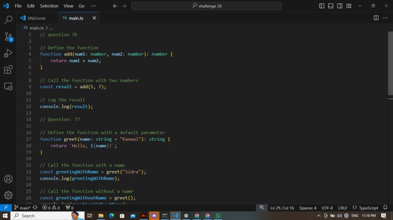 Shumaila Waheed on LinkedIn: #coding #typescript #developers # ... Shumaila Waheed on LinkedIn: #coding #typescript #developers # ...
