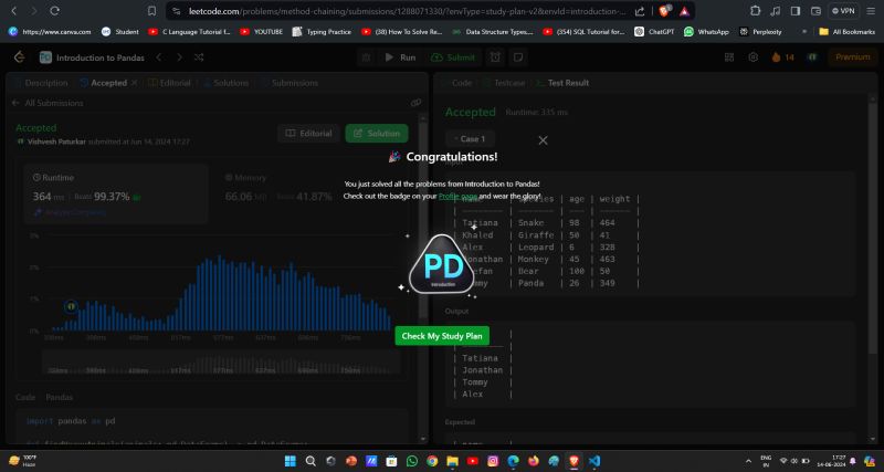 Vishvesh Paturkar on LinkedIn: #pandas #leetcode #datascience #python # ... Vishvesh Paturkar on LinkedIn: #pandas #leetcode #datascience #python # ...
