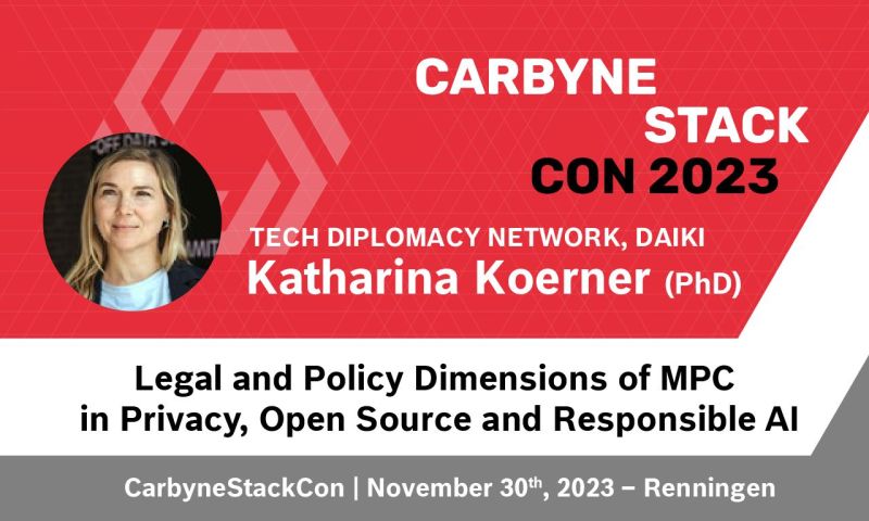Speaker at Carbyne Stack Conference | Katharina Koerner posted on the ... Speaker at Carbyne Stack Conference | Katharina Koerner posted on the ...
