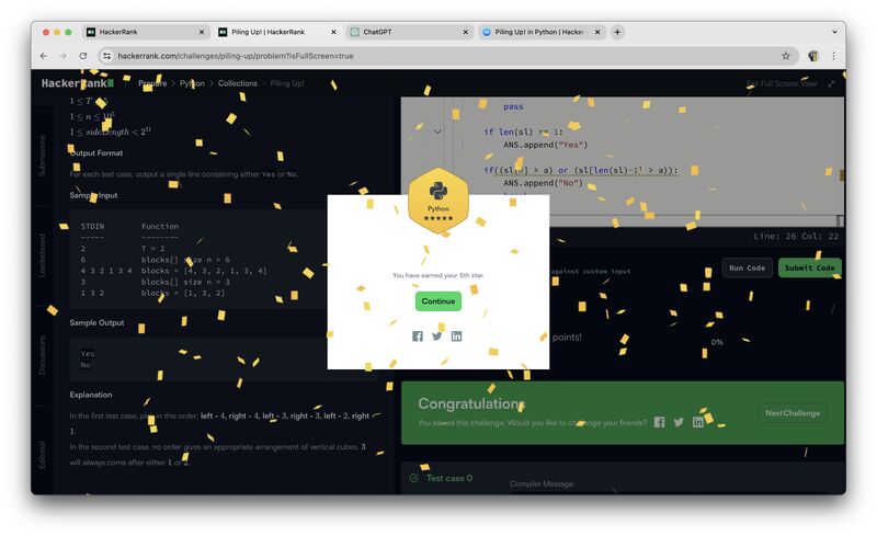 NARIYA HIMANSHU on LinkedIn: #pythongoldmedalist #hackerrankchampion # ... NARIYA HIMANSHU on LinkedIn: #pythongoldmedalist #hackerrankchampion # ...
