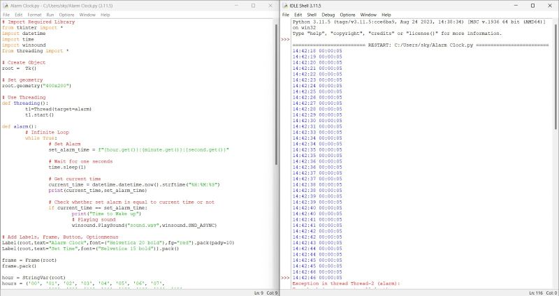 Harshit Parmar on LinkedIn: #python #coding #alarmclockproject # ... Harshit Parmar on LinkedIn: #python #coding #alarmclockproject # ...