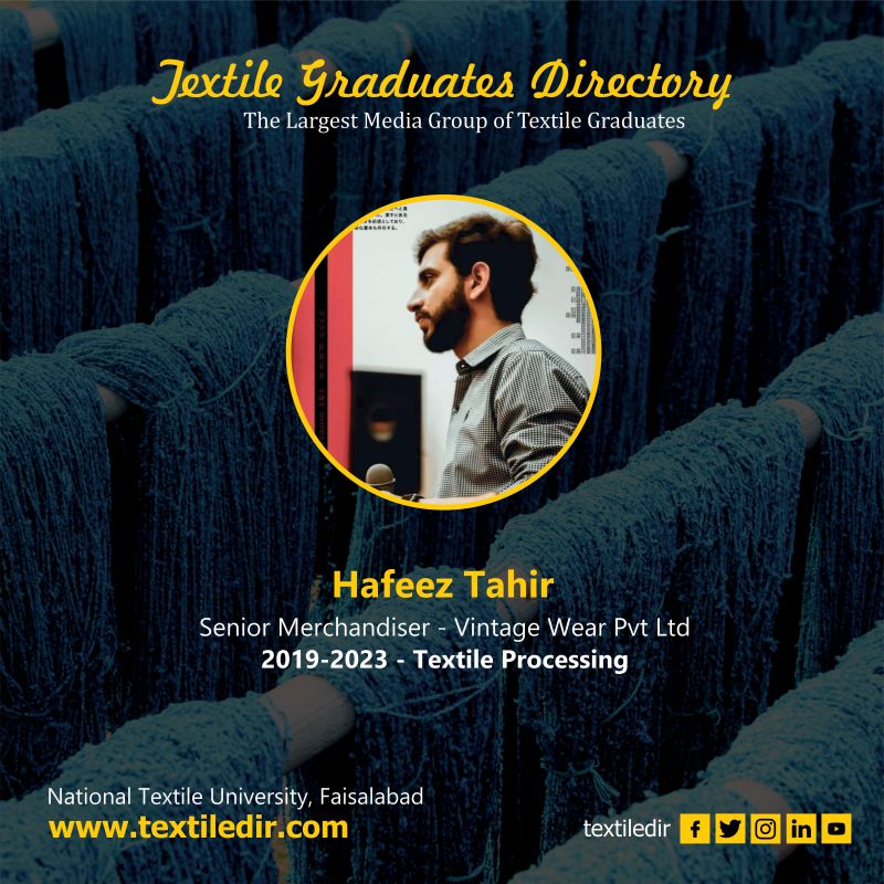 Textile Graduates Directory on LinkedIn: Join us in welcoming Mr ... Textile Graduates Directory on LinkedIn: Join us in welcoming Mr ...