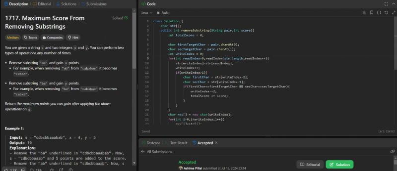 Ashima Pillai on LinkedIn: #day18 #leetcode #problemsolving #algorithm ... Ashima Pillai on LinkedIn: #day18 #leetcode #problemsolving #algorithm ...
