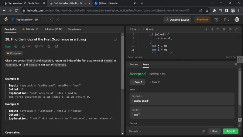 SANGAM KUMAR on LinkedIn: #gettingplacementready #leetcode ... SANGAM KUMAR on LinkedIn: #gettingplacementready #leetcode ...