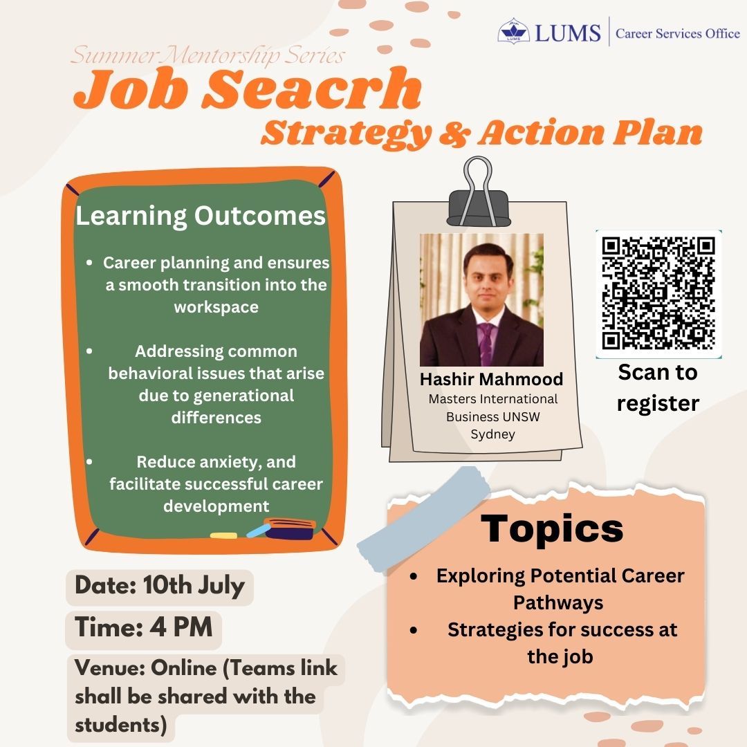 LUMS Career Services Office on LinkedIn: Hashir Mahmood will talk about ... LUMS Career Services Office on LinkedIn: Hashir Mahmood will talk about ...