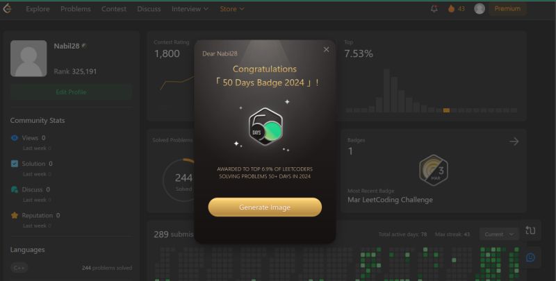 Mohammed Nawshar Ali Khan Nabil on LinkedIn: #leetcode #dsa #consistency Mohammed Nawshar Ali Khan Nabil on LinkedIn: #leetcode #dsa #consistency