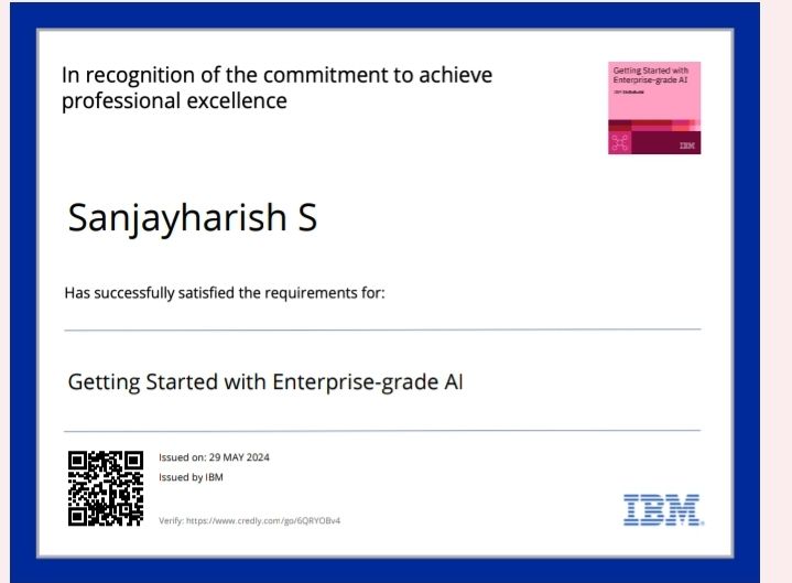 Sanjay Harish on LinkedIn: getting started with enterprise-grade AI Sanjay Harish on LinkedIn: getting started with enterprise-grade AI