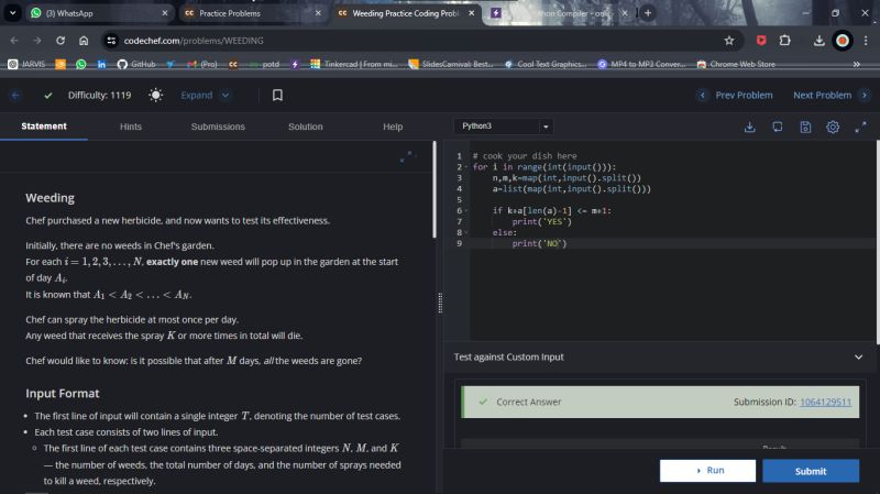 Aayush Talukdar on LinkedIn: #codechef #codingchallenge #pythoncoding # ... Aayush Talukdar on LinkedIn: #codechef #codingchallenge #pythoncoding # ...