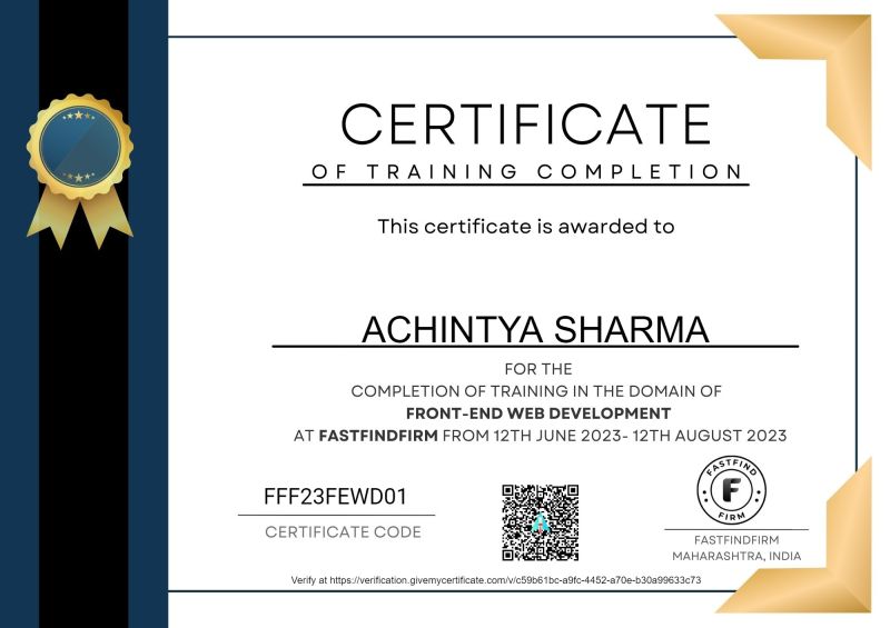 Achintya Sharma on LinkedIn: #frontenddevelopment #trainingandplacement ... Achintya Sharma on LinkedIn: #frontenddevelopment #trainingandplacement ...