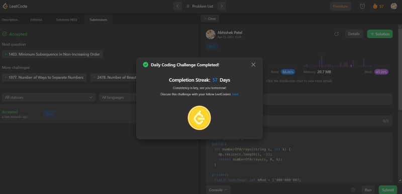 ABHISHEK PATEL on LinkedIn: #leetcode ABHISHEK PATEL on LinkedIn: #leetcode