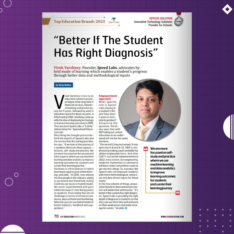 SpeEdLabs on LinkedIn: Vivek Varshney, Founder, Speed Labs, advocates ... SpeEdLabs on LinkedIn: Vivek Varshney, Founder, Speed Labs, advocates ...