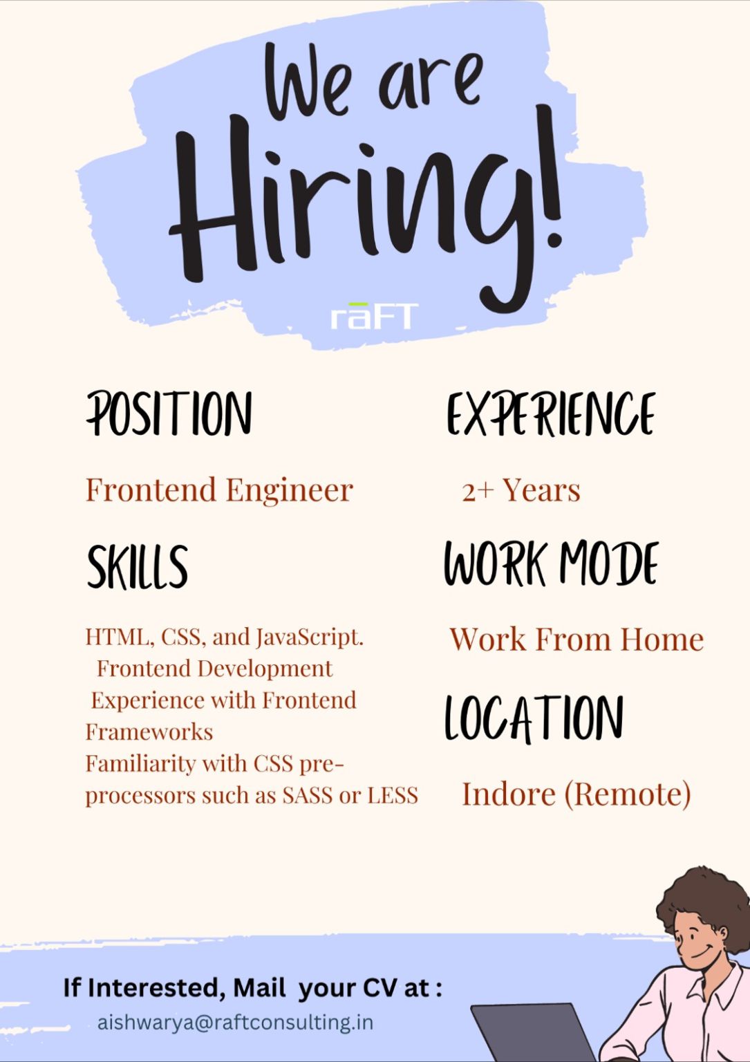 Aishwarya Gaur on LinkedIn: #hiringalert Aishwarya Gaur on LinkedIn: #hiringalert
