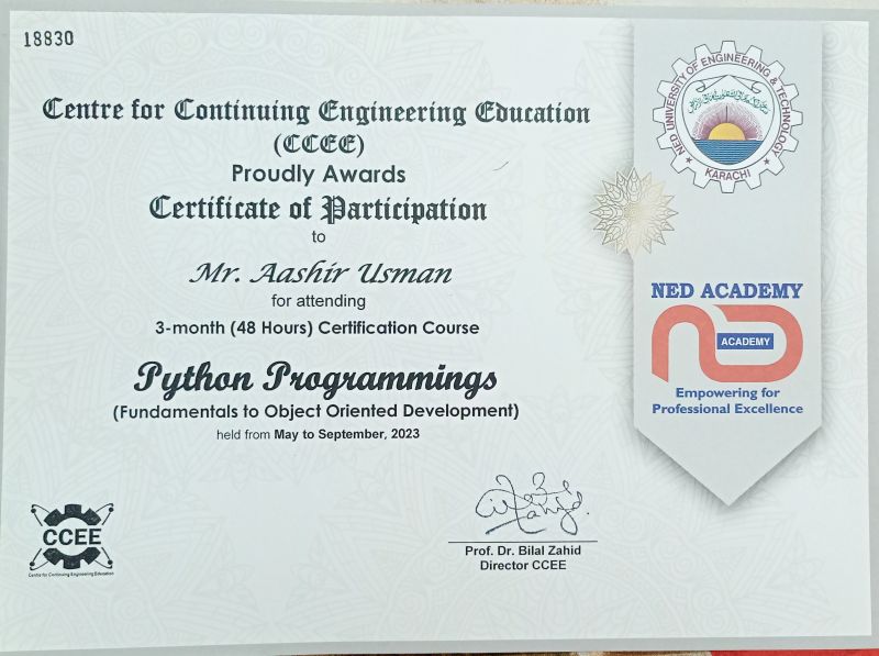 Aashir Usman on LinkedIn: #python #programming #neduniversity # ... Aashir Usman on LinkedIn: #python #programming #neduniversity # ...