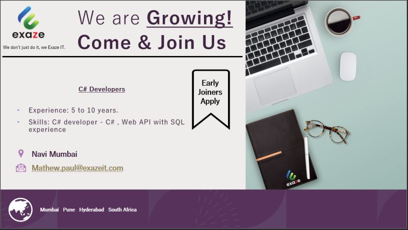 Mathew Paul on LinkedIn: #csharpdeveloper #sql #webapi # ... Mathew Paul on LinkedIn: #csharpdeveloper #sql #webapi # ...