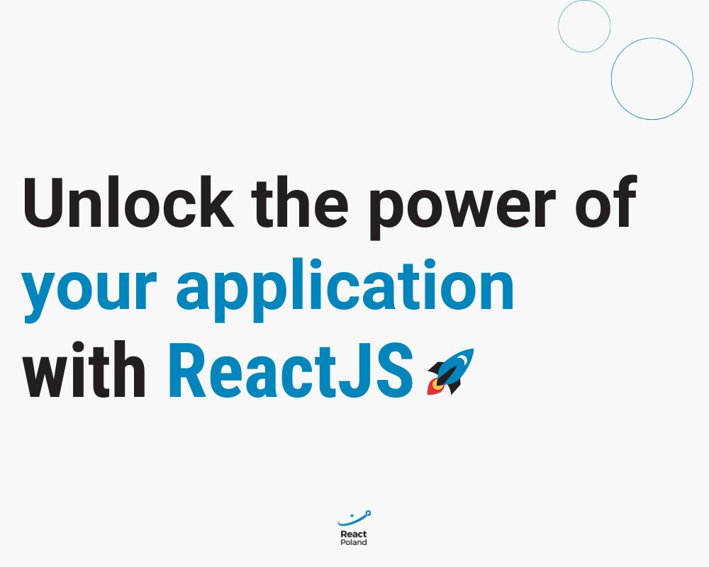 React Poland on LinkedIn: #softwareproduct #reactjs #reactnative # ... React Poland on LinkedIn: #softwareproduct #reactjs #reactnative # ...