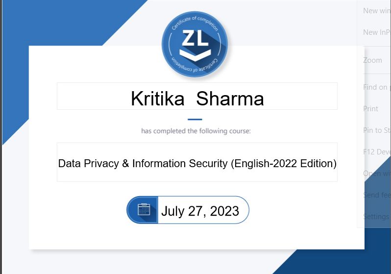 Kritika Sharma posted on LinkedIn Kritika Sharma posted on LinkedIn