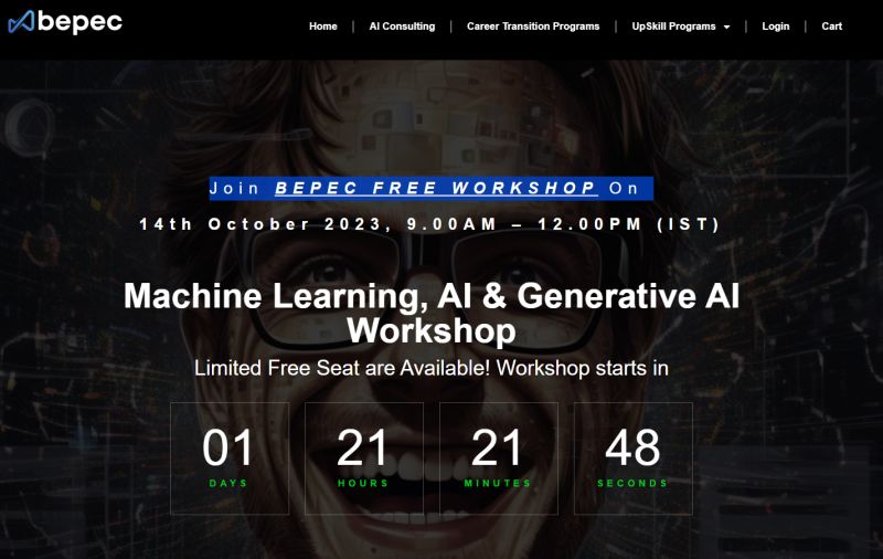 Free workshop on machine learning and AI | BEPEC Solutions posted on ... Free workshop on machine learning and AI | BEPEC Solutions posted on ...
