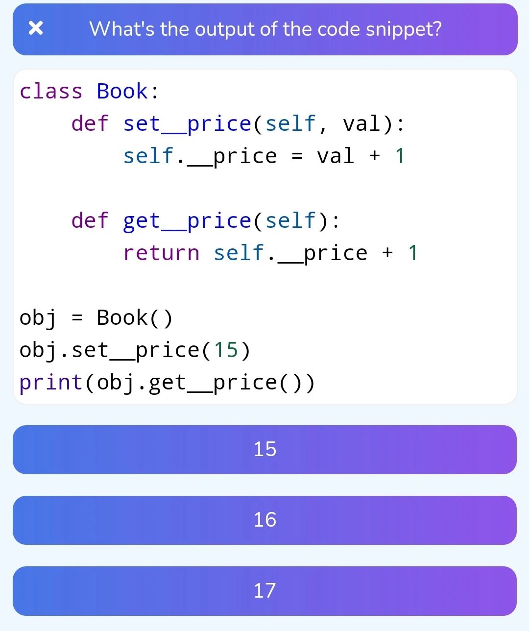 Python Coding on LinkedIn: Python Oops challenge Day - 18 What is the ... Python Coding on LinkedIn: Python Oops challenge Day - 18 What is the ...