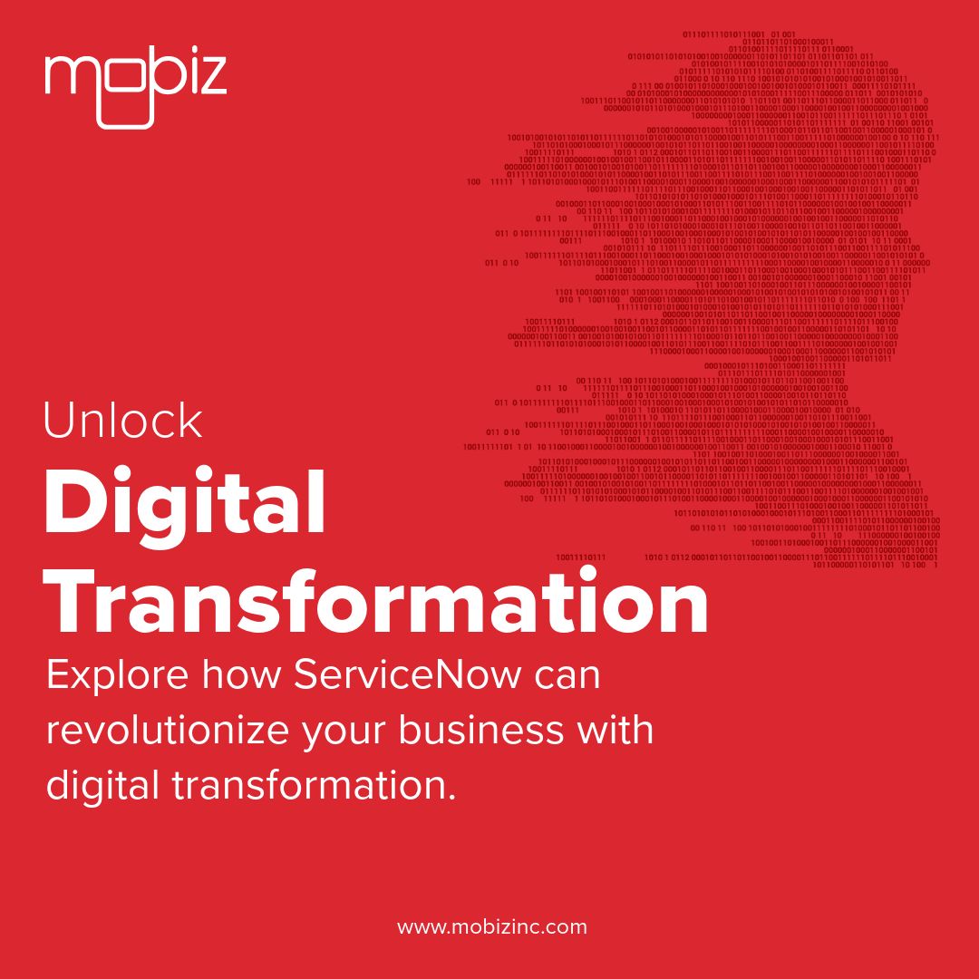 Mobiz on LinkedIn: #mobiz #digitaltransformation #servicenow # ... Mobiz on LinkedIn: #mobiz #digitaltransformation #servicenow # ...