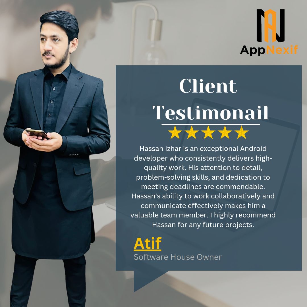 Hassan AppNexify (Flutter App Developer) on LinkedIn: #flutterapp # ... Hassan AppNexify (Flutter App Developer) on LinkedIn: #flutterapp # ...