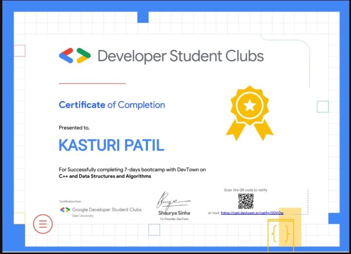 Kasturi Patil on LinkedIn: #c #datastructures #algorithms #programming ... Kasturi Patil on LinkedIn: #c #datastructures #algorithms #programming ...