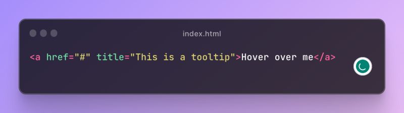 Pankaj Kumar on LinkedIn: A simple tooltip in HTML It can be created ... Pankaj Kumar on LinkedIn: A simple tooltip in HTML It can be created ...