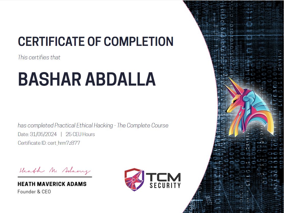Bashar Abdalla on LinkedIn: I am thrilled to share that I have recently ... Bashar Abdalla on LinkedIn: I am thrilled to share that I have recently ...