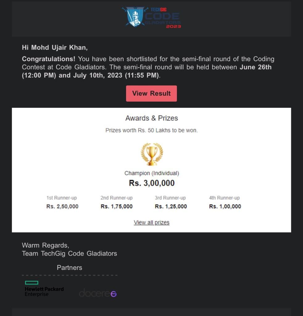 Mohd Ujair Khan on LinkedIn: #codegladiators #codingcompetition # ... Mohd Ujair Khan on LinkedIn: #codegladiators #codingcompetition # ...