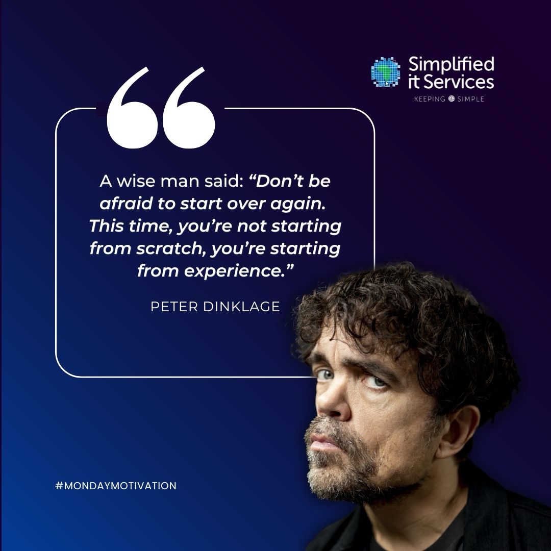 Simplified IT Services on LinkedIn: #mondaymotivation #keepingitsimple ... Simplified IT Services on LinkedIn: #mondaymotivation #keepingitsimple ...