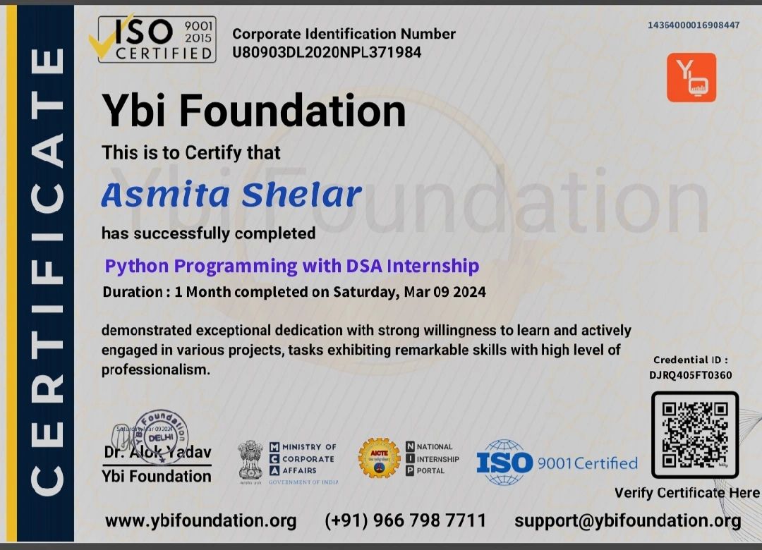Asmita Shelar on LinkedIn: #python #datastructuresalgorithms # ... Asmita Shelar on LinkedIn: #python #datastructuresalgorithms # ...