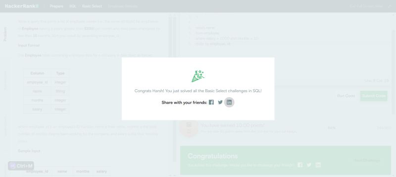 Harsh Gupta on LinkedIn: #sql #hackerrank #dataanalytics # ... Harsh Gupta on LinkedIn: #sql #hackerrank #dataanalytics # ...