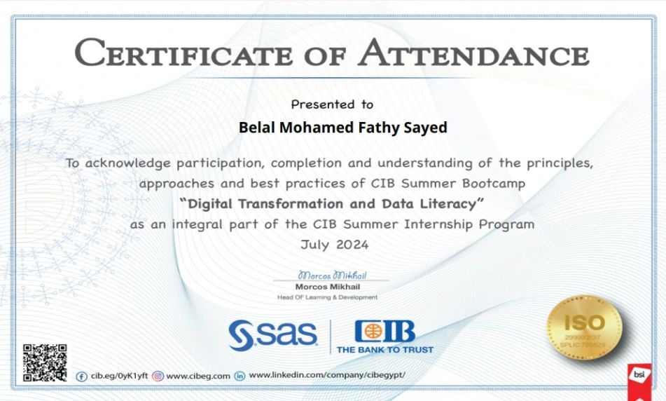 Belal Sayed on LinkedIn: #bootcamp #internship #digital_transformation ... Belal Sayed on LinkedIn: #bootcamp #internship #digital_transformation ...