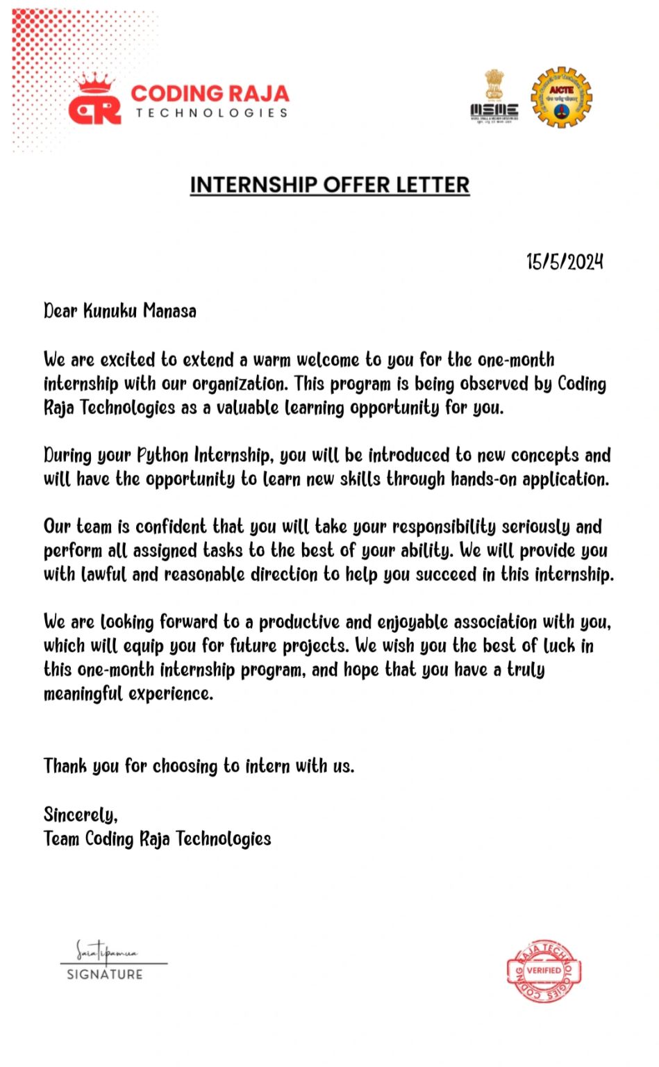 Manasa Kunuku on LinkedIn: #codingrajatechnologies #pythonprogramming Manasa Kunuku on LinkedIn: #codingrajatechnologies #pythonprogramming