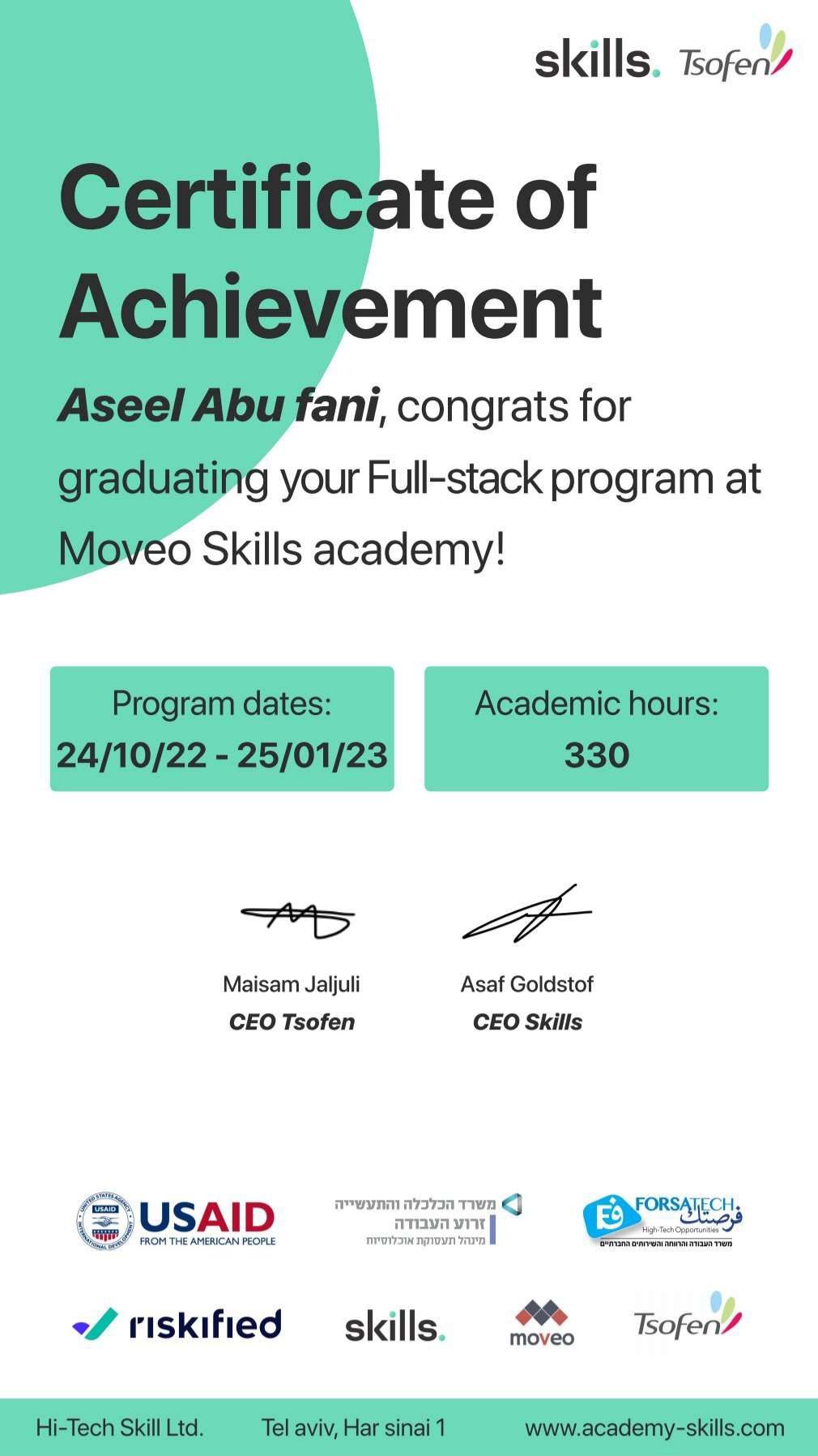 Aseel Abufani on LinkedIn: #html #css #javascript #react #node #mongodb ... Aseel Abufani on LinkedIn: #html #css #javascript #react #node #mongodb ...