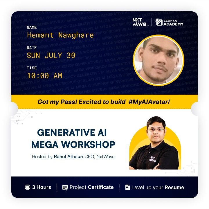 Hemant Nawghare on LinkedIn: #rahulattulurisir #myaiavatar # ... Hemant Nawghare on LinkedIn: #rahulattulurisir #myaiavatar # ...